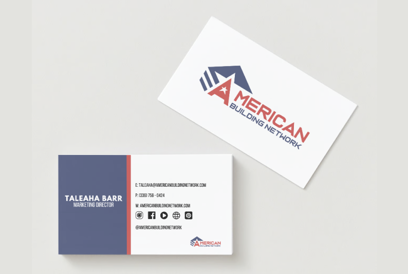 Business Card Design Two - American Building Network