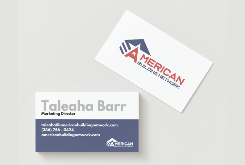 Business Card Design One - American Building Network